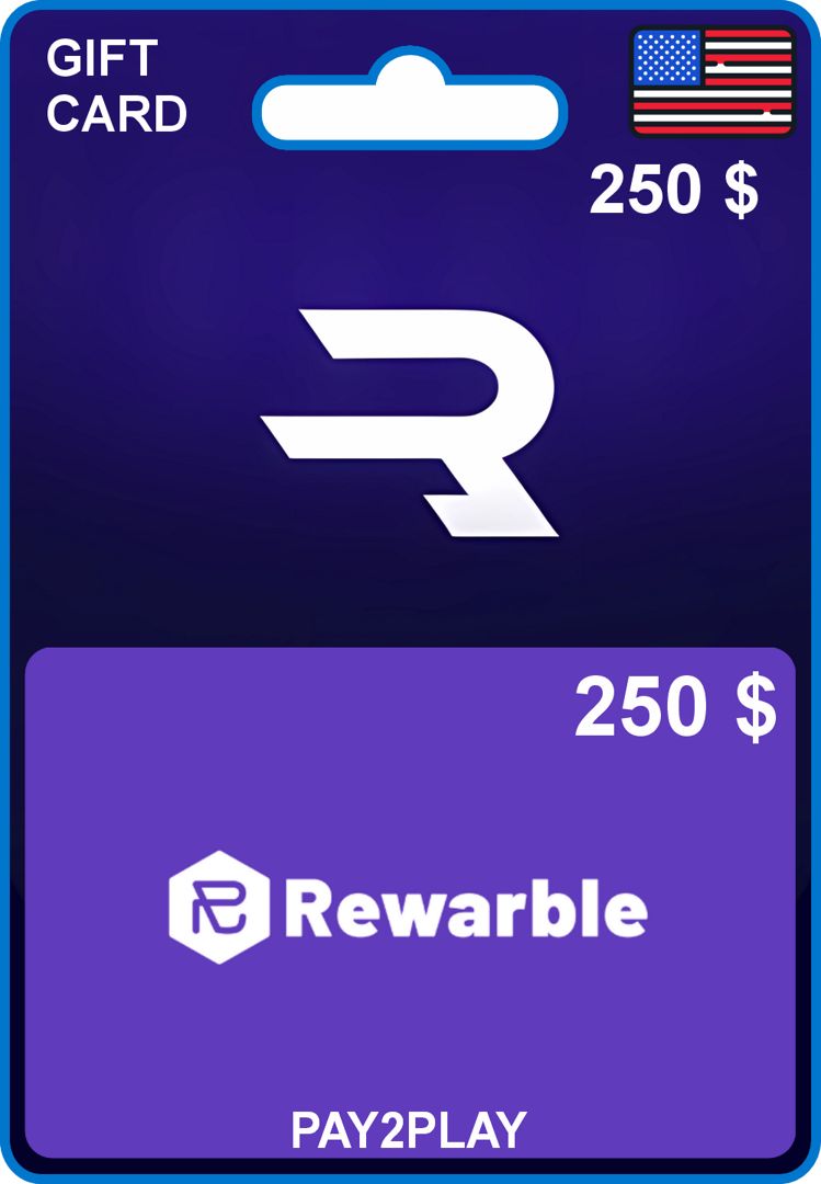 REWARBLE 250 USD Virtual / Автовыдача / Все страны / Подарочная карта ...