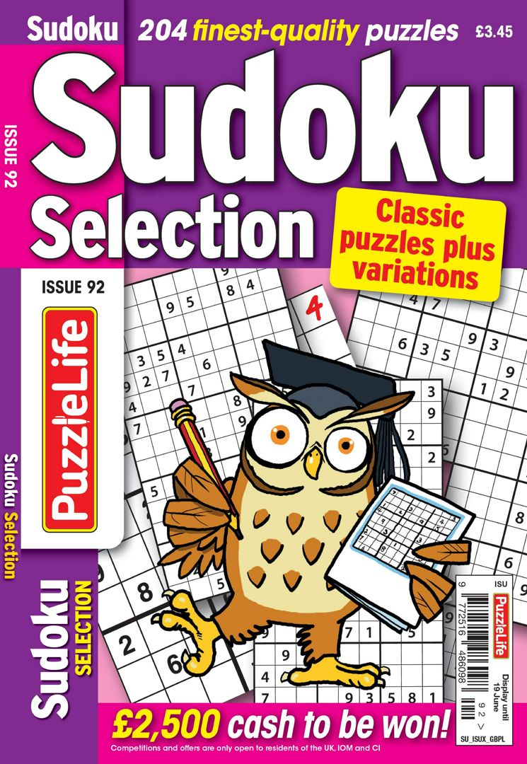 PuzzleLife Sudoku Selection - Выпуск 92 2025 - BDS - скачать на Wildberries Цифровой | 489857
