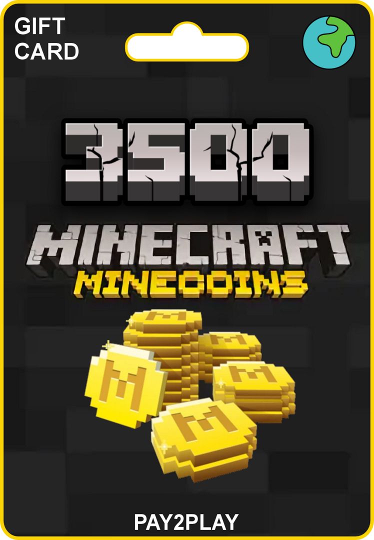 Minecraft 3500 Minecoins / Автовыдача / Все страны / Подарочная карта, Игровая валюта ...