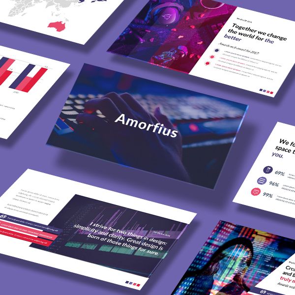 Шаблон презентации компании Amorfius - Biecom Market - скачать на Wildberries Цифровой | 176178