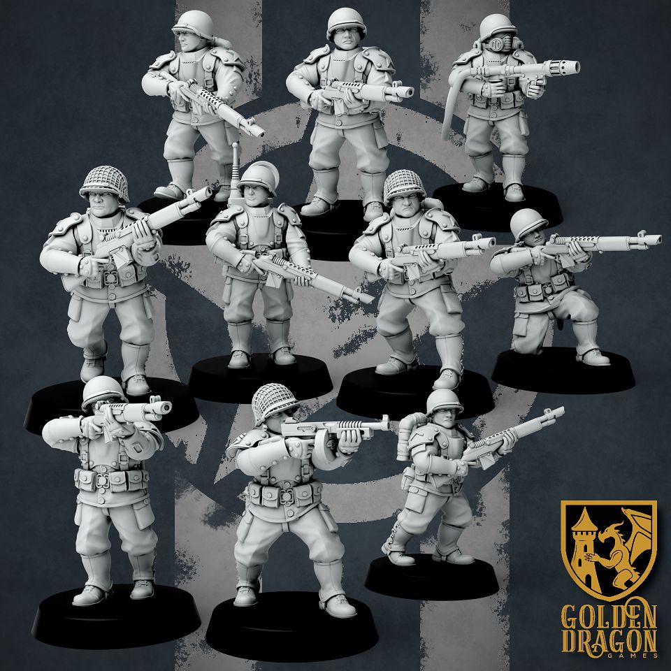 United States Infantry // 3D-модель (STL) - Автор - скачать на ...