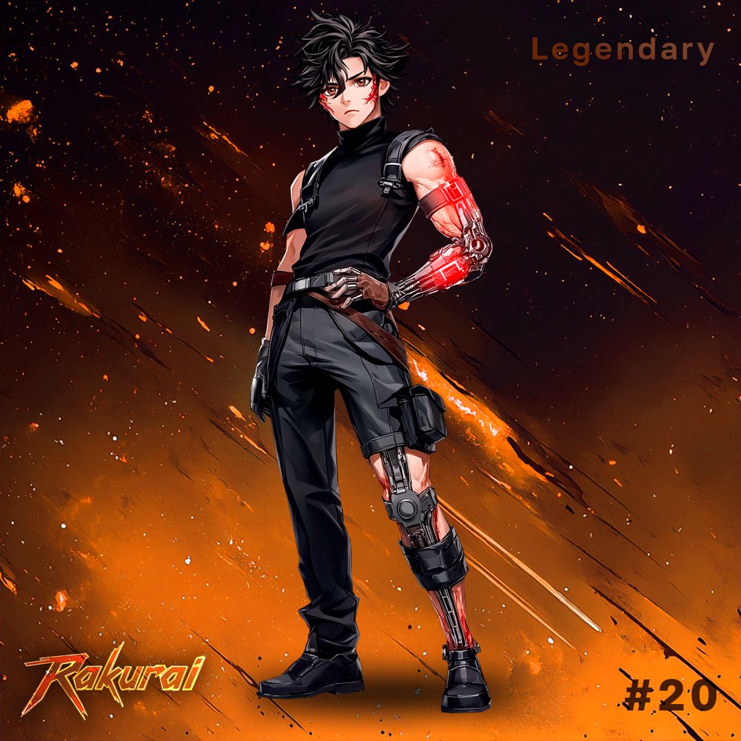 Легендарный персонаж Зеро-9 в аниме игре «Rakurai» в телеграме ...