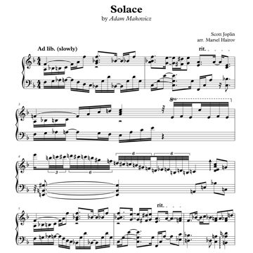 Adam Makowicz - Solace - Марсель Хайров - скачать на Wildberries Цифровой | 261231