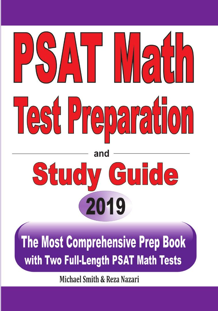 PSAT Math Test Preparation and Study Guide. The Most Comprehensive Prep ...