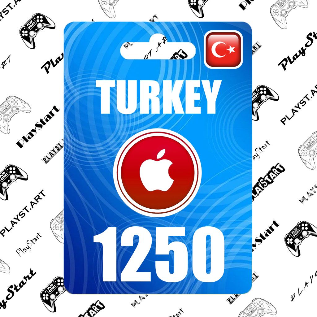 Подарочная карта Apple & iTunes Турция 1250 TRY (App Store gift card ...
