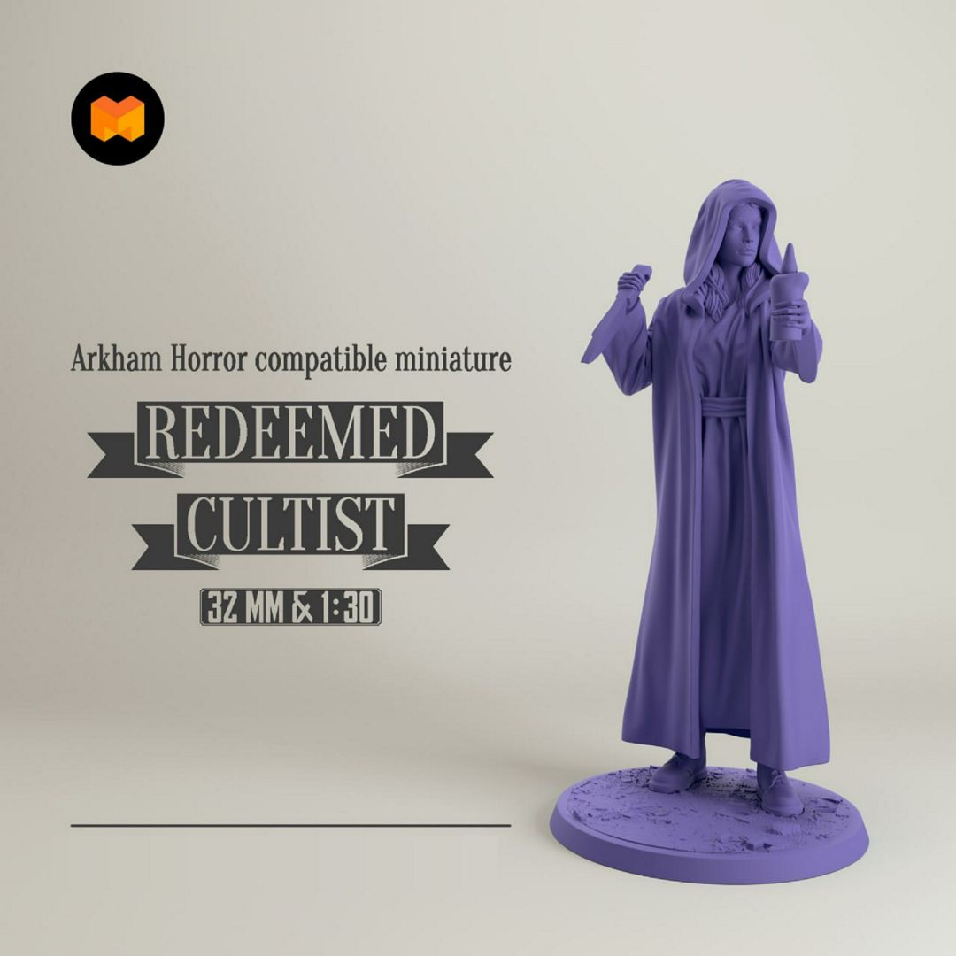 Diana Stanley, Redeemed Cultist (32mm) | Arkham Horror // 3D-модель ...