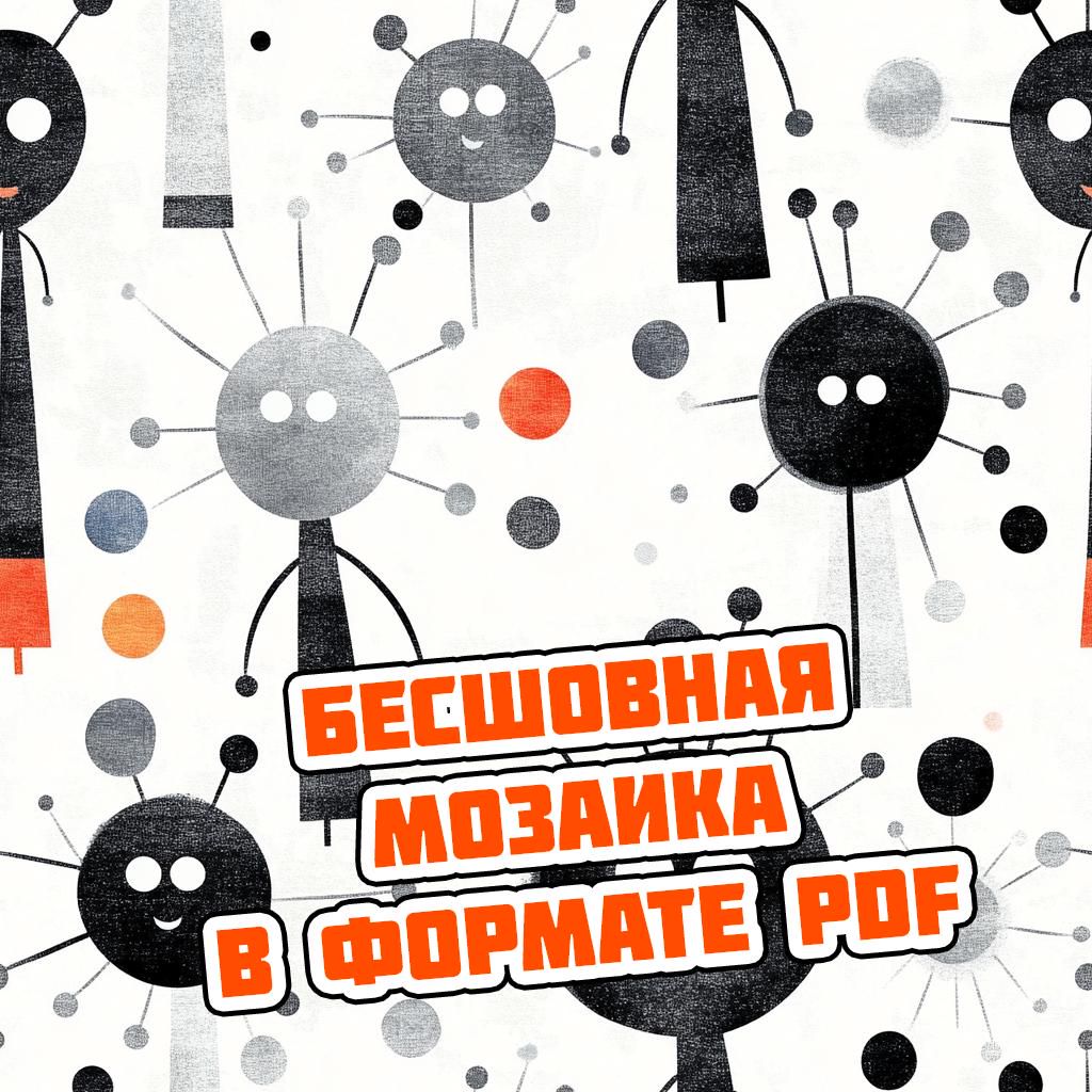 Веселая космическая мозаика: цифровая иллюстрация - Станислав Миков ...