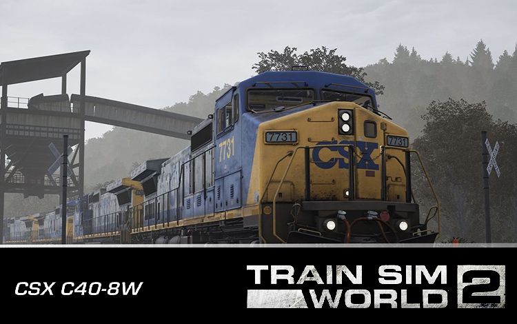 Train Sim World 2: CSX C40-8W Loco Add-On - скачать ключи на ...