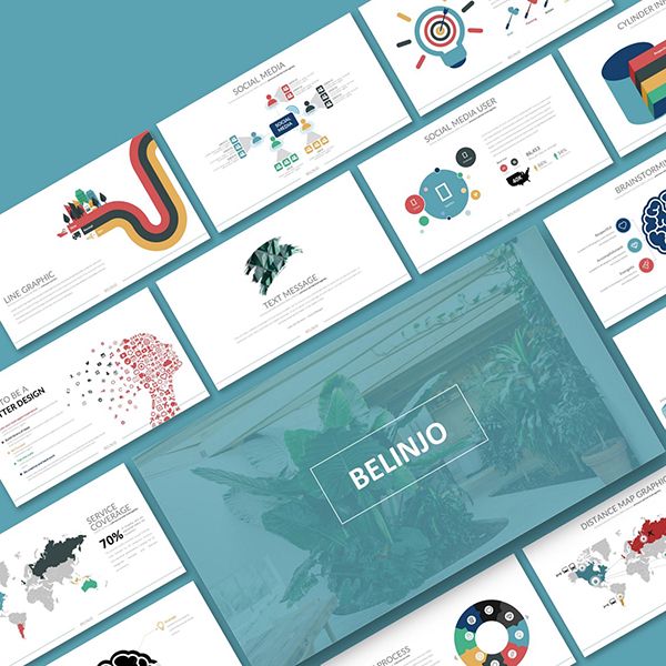 Шаблон презентации для производства Belinjo Biecom Market скачать на Wildberries Цифровой