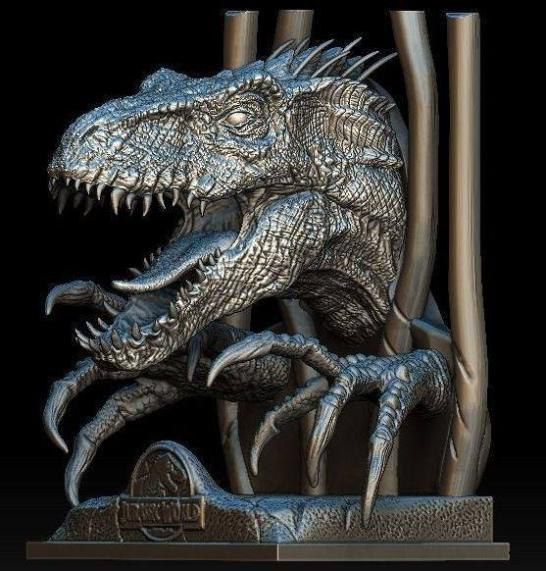 Indoraptor | Jurassic Park // 3D-модель (STL) - Автор - скачать на ...