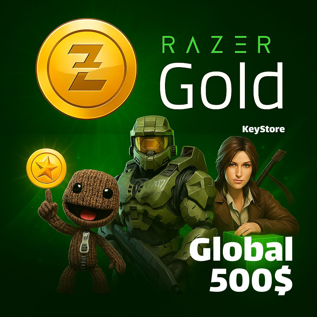 Razer Gold 500$ (Razer Gold Global) - скачать ключи на Wildberries ...