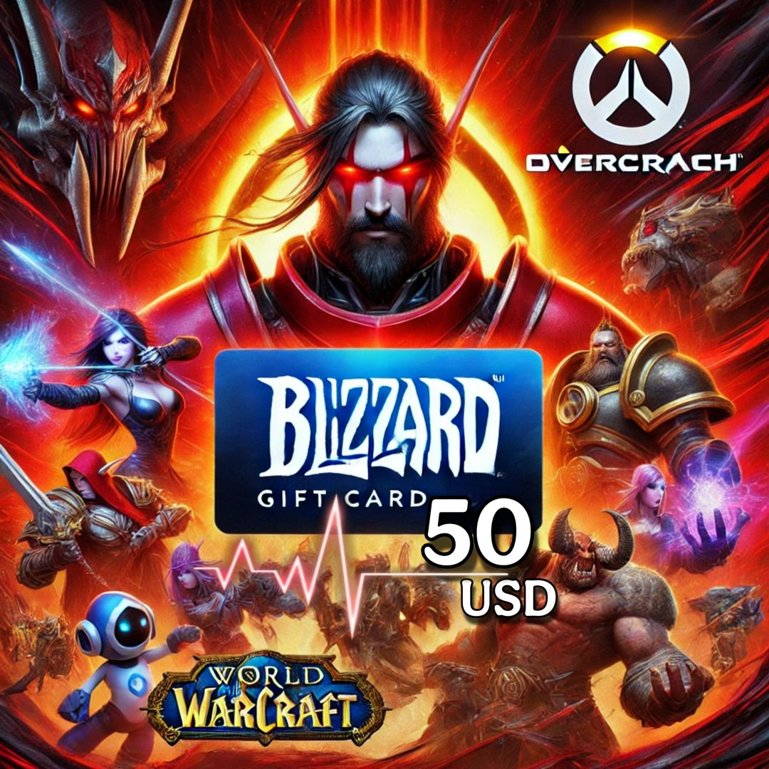 Blizzard подарочная карта на 50$ - скачать ключи на Wildberries ...
