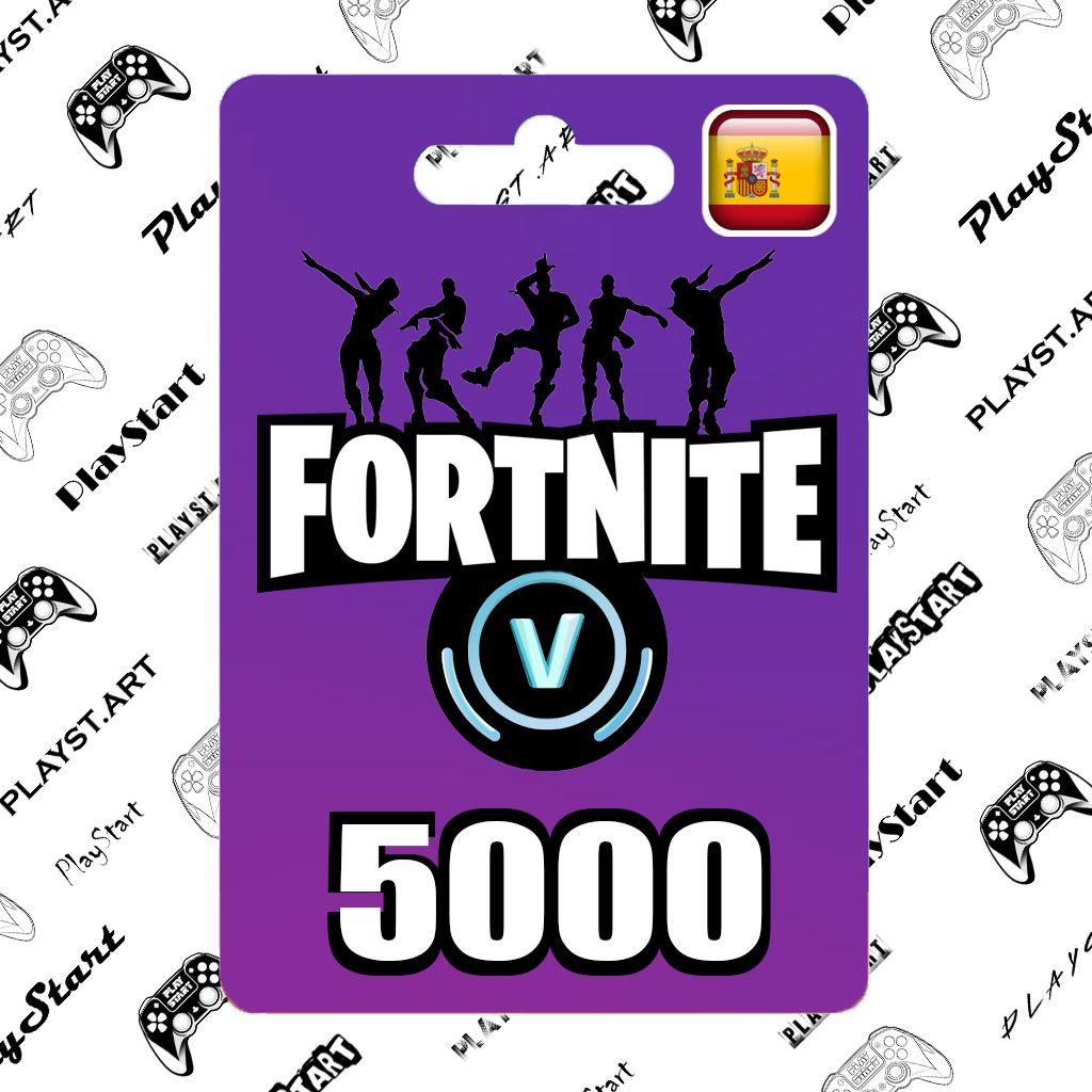 Игровая валюта FORTNITE 5000 V-Bucks (Испания) - скачать ключи на ...