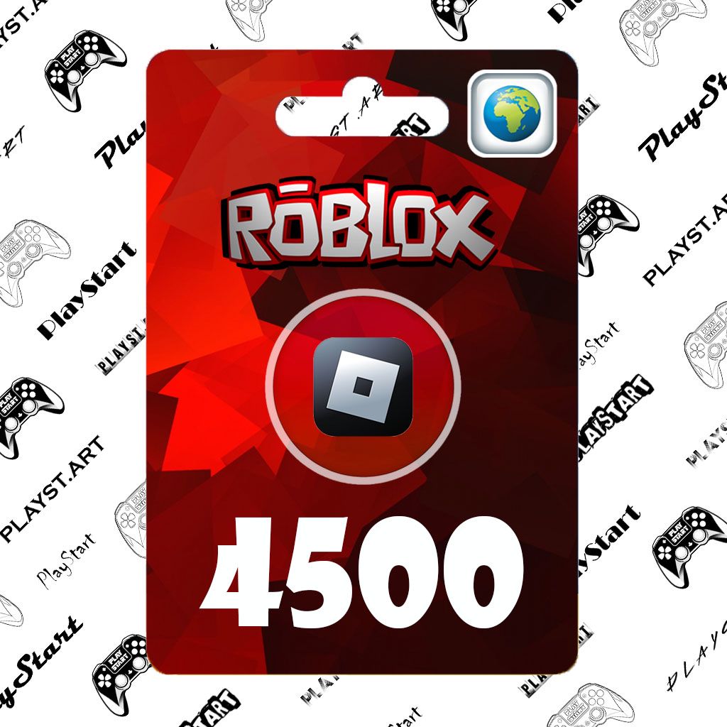 Валюта Roblox - 4500 Robux Карта пополнения GLOBAL (весь мир) - скачать ...