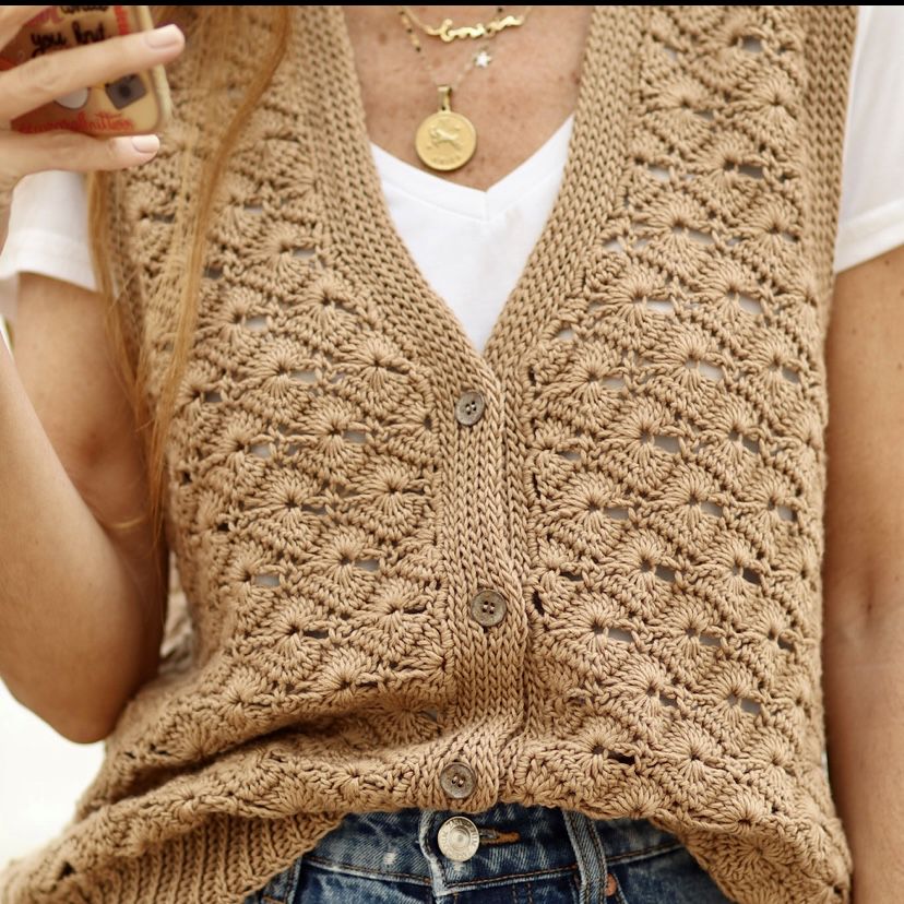 Жилет крючком •Chaleco Folk SP• - Hand_made_blog - скачать на Wildberries Цифровой | 462527