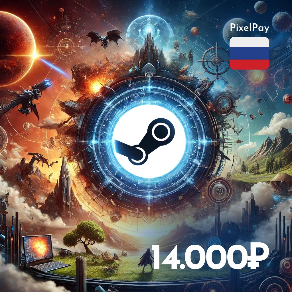 Пополнение Steam 14 000 рублей | Россия и СНГ - скачать ключи на Wildberries Цифровой | 461484