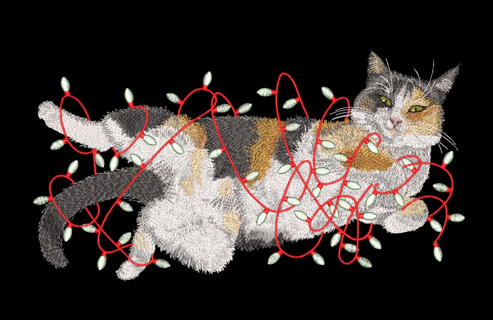 Дизайн машинной вышивки Cristmas Kisa - Татьяна Пушкарева - скачать на Wildberries Цифровой | 430852