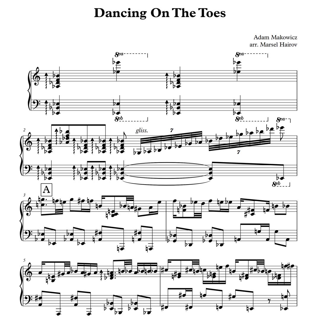 Dancing On The Toes - Марсель Хайров - скачать на Wildberries Цифровой | 297235