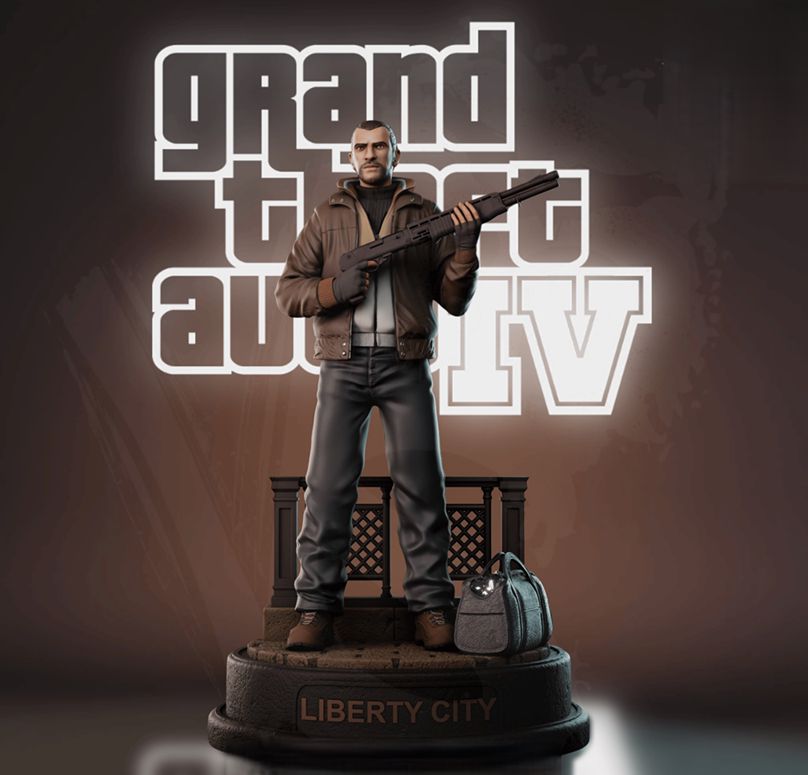 Nico Bellic | GTA 4 // 3D-модель (STL) - Автор - скачать на Wildberries ...