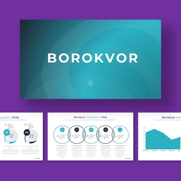 Шаблон презентации Borokvor для руководителей Biecom Market скачать