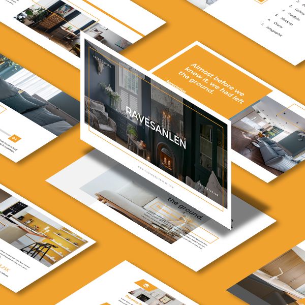 Шаблон универсальной презентации Ravesanlen Biecom Market скачать