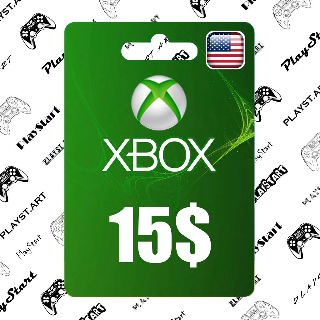 Подарочная карта Xbox 15 $ (USD США) - скачать ключи на Wildberries Цифровой | 415168