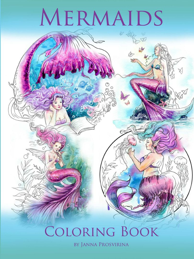 Mermaids. Coloring Book - Janna Prosvirina - купить и читать онлайн ...