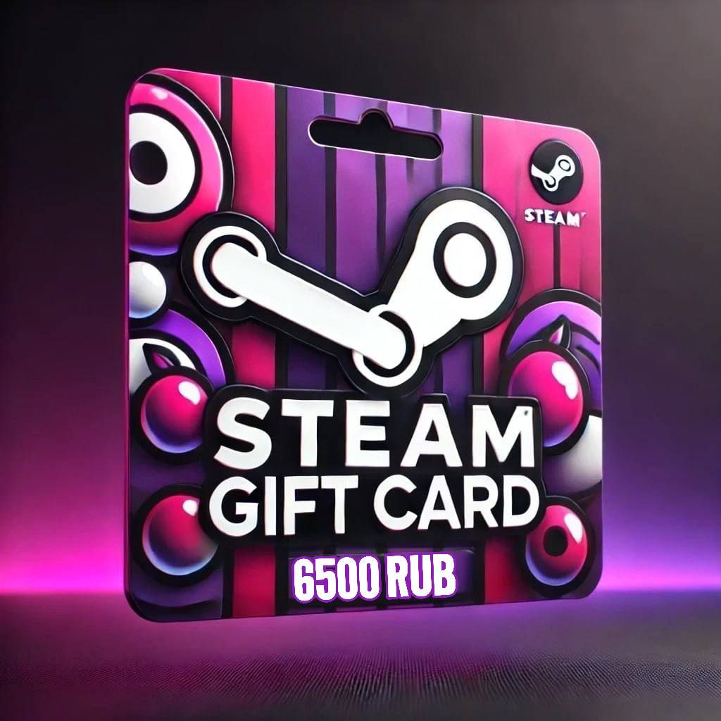 Подарочная карта Steam 6500 рублей - купить подарочный сертификат на ...