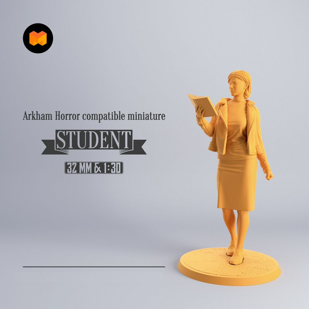 Arkham Horror - Amanda Sharpe, Student (32mm) // 3D-модель (STL) - Автор - скачать на ...
