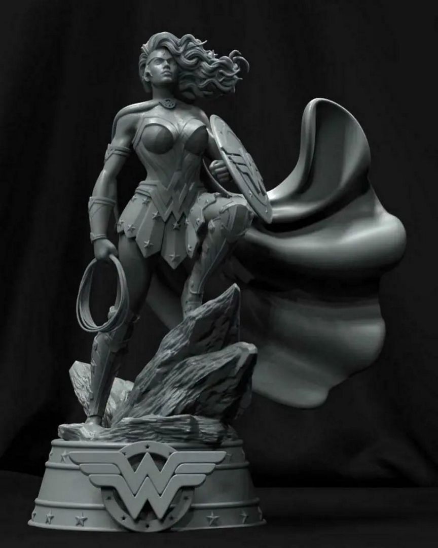 Wonder woman // 3D-модель (STL) - Автор - скачать на Wildberries ...