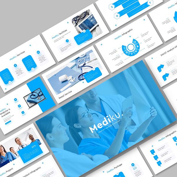 Шаблон презентации медицинского центра Mediku - Biecom Market - скачать ...