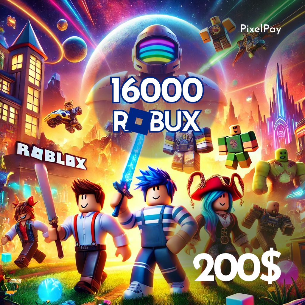 Roblox 200 USD (16 000 Robux) США - скачать ключи на Wildberries ...