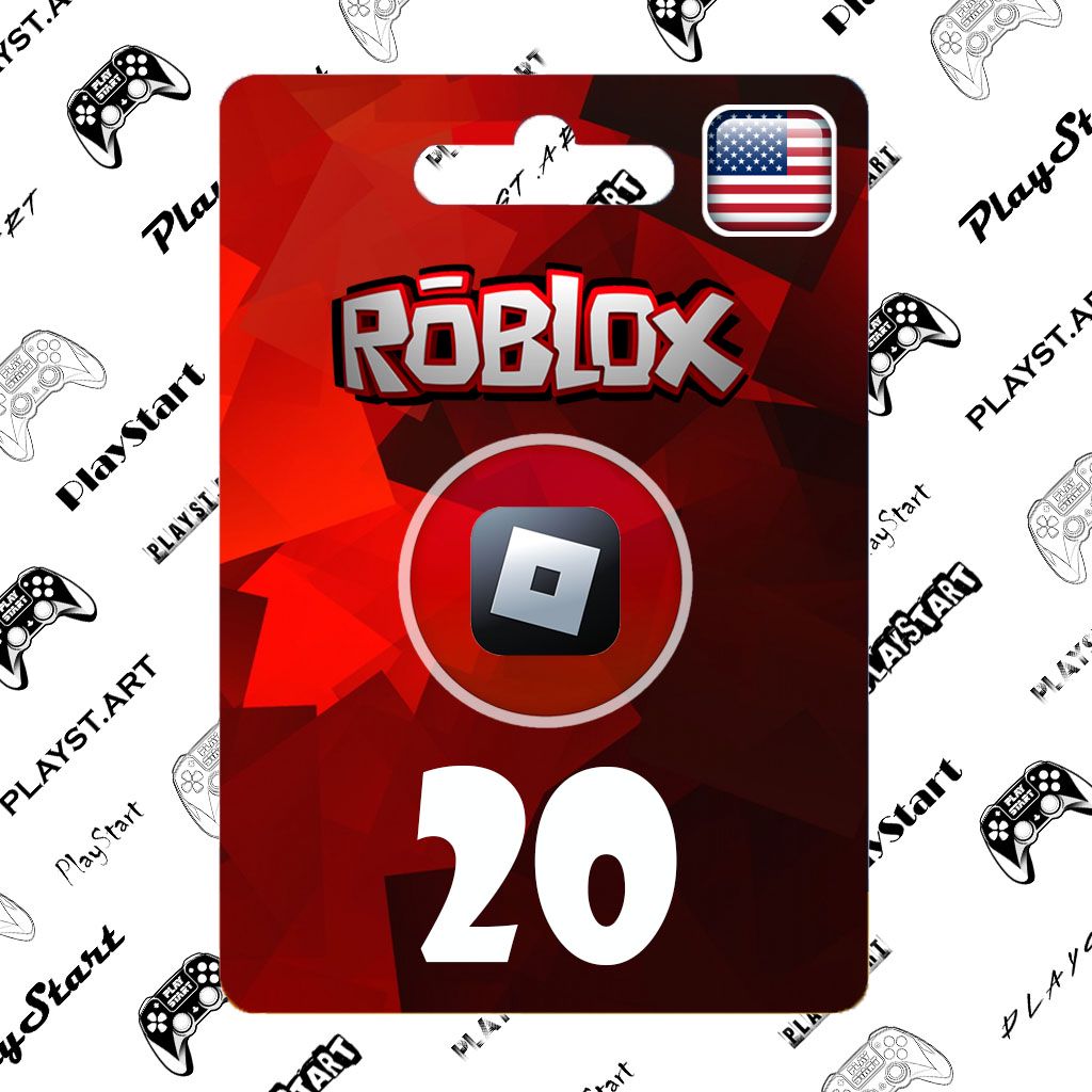 Подарочная карта Roblox - 20 USD (США) - скачать ключи на Wildberries ...