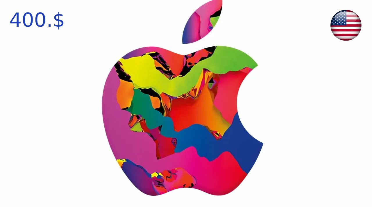 Подарочная карта Apple номиналом 400$ USA - купить подарочный сертификат на Wildberries Цифровой ...