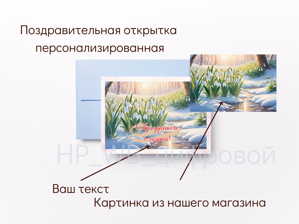Изготовление открытки, бирки на заказ, нанесение вашего текста на ...