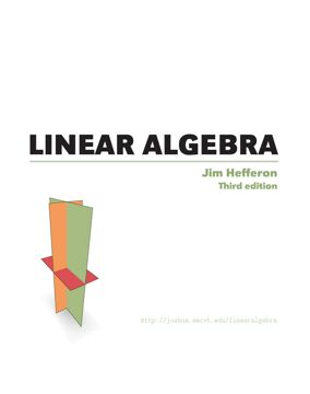 Linear Algebra - Jim Hefferon - купить и читать онлайн электронную ...