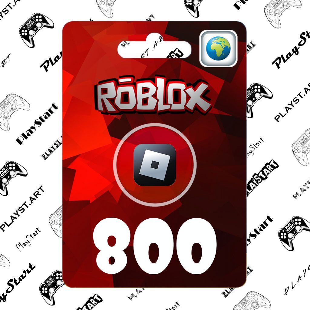 Валюта Roblox - 800 Robux Карта пополнения GLOBAL (весь мир) - скачать ...