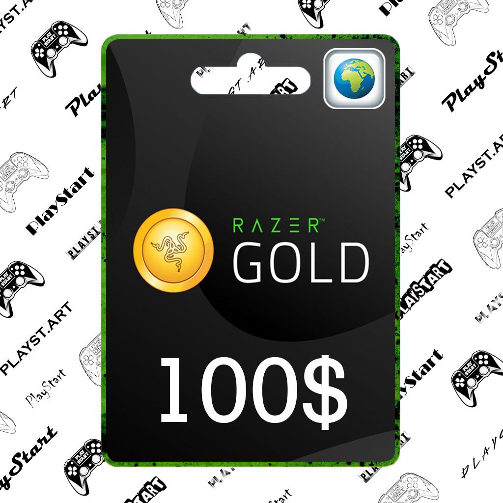 Razer Gold Gift Card 100$ (Подарочная карта GLOBAL) - скачать ключи на ...