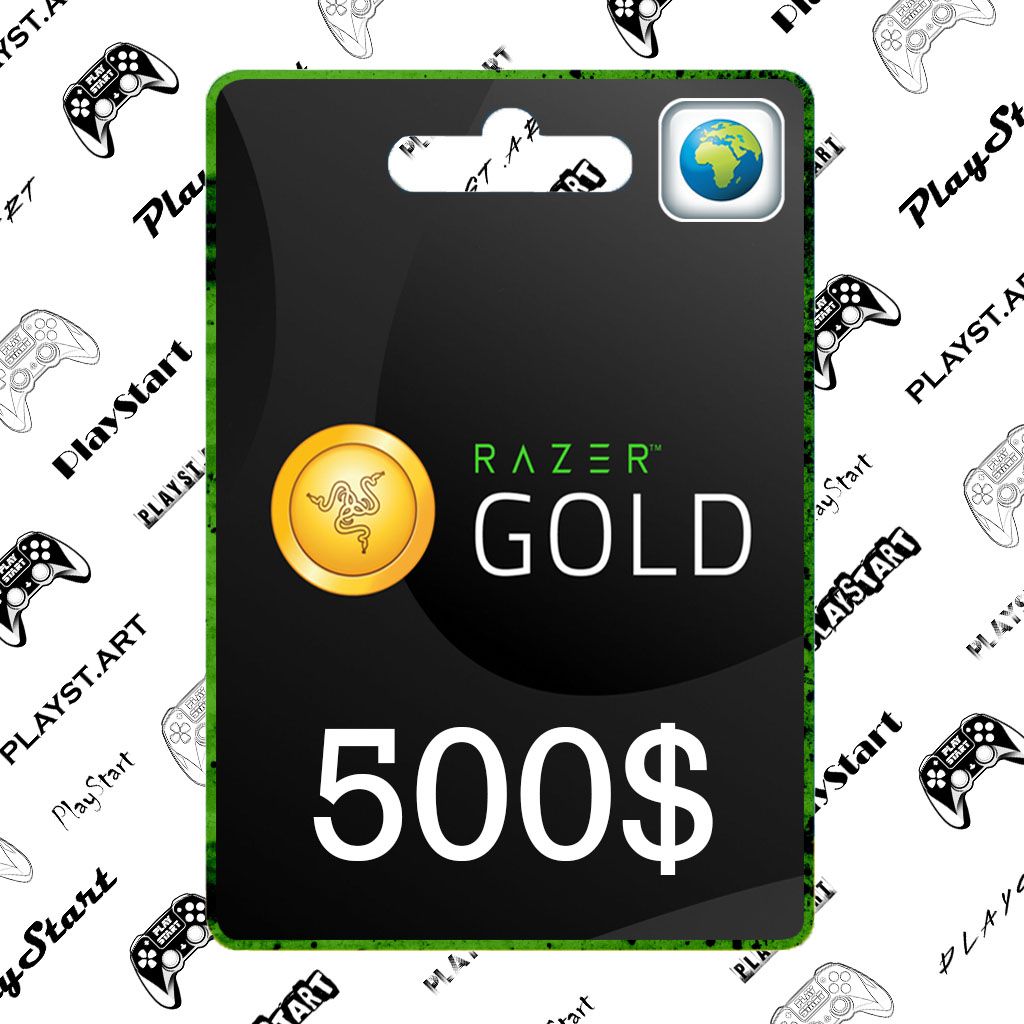 Razer Gold Gift Card 500$ (Подарочная карта GLOBAL) - скачать ключи на ...