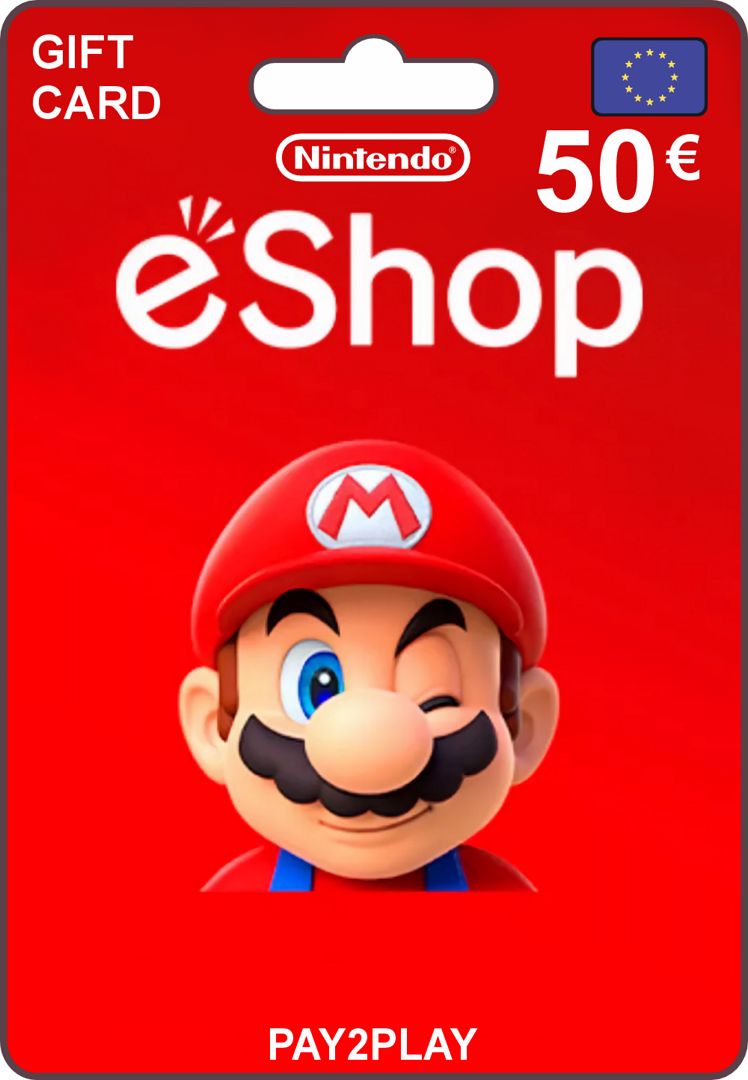Nintendo EShop 50 EUR / Европа / Автовыдача / Подарочная карта ...