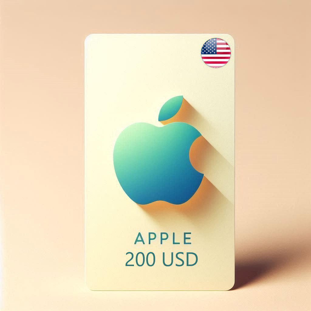 Подарочные карта Apple на 200 USD для региона США - скачать ключи на ...