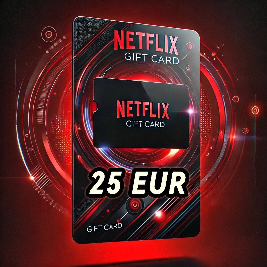 Подарочная карта Netflix - 25 EUR Gift Card - скачать ключи на ...