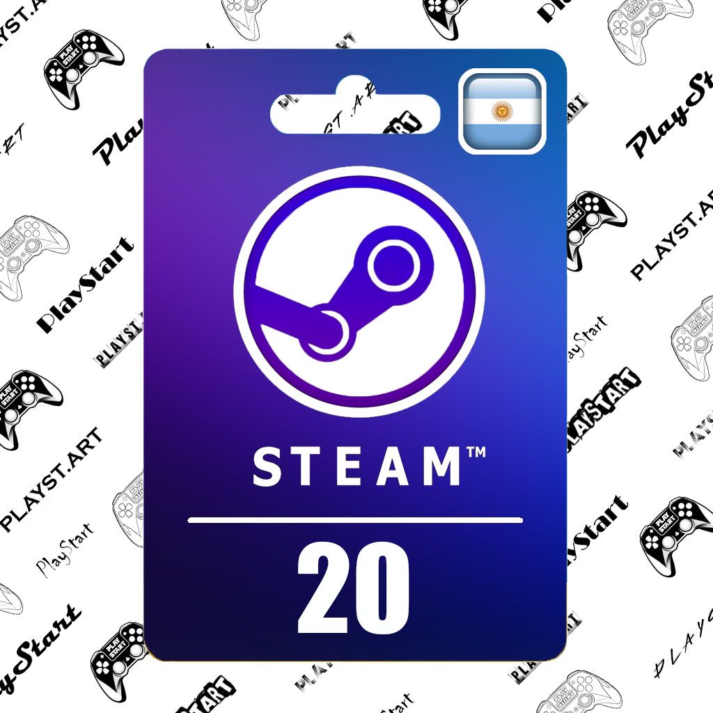 Подарочная карта Steam 20 USD (Аргентина) - скачать ключи на Wildberries Цифровой | 457114
