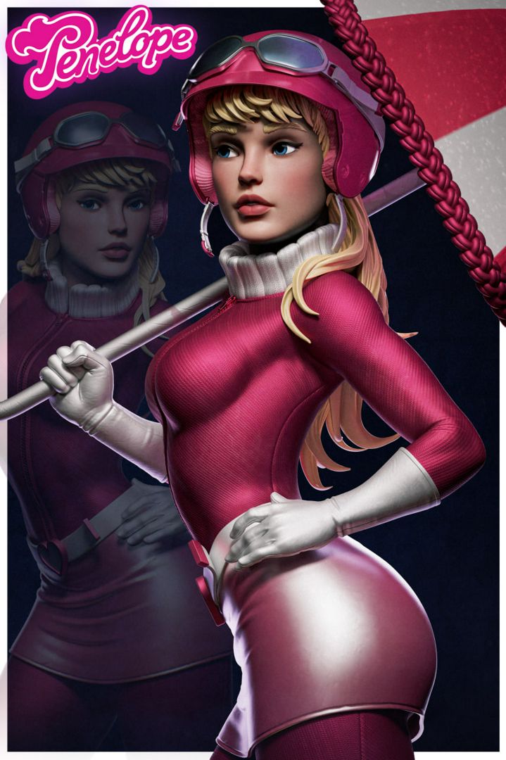 Penelope Pitstop / 3D-Модель (STL) - Toon - скачать на Wildberries Цифровой | 568384