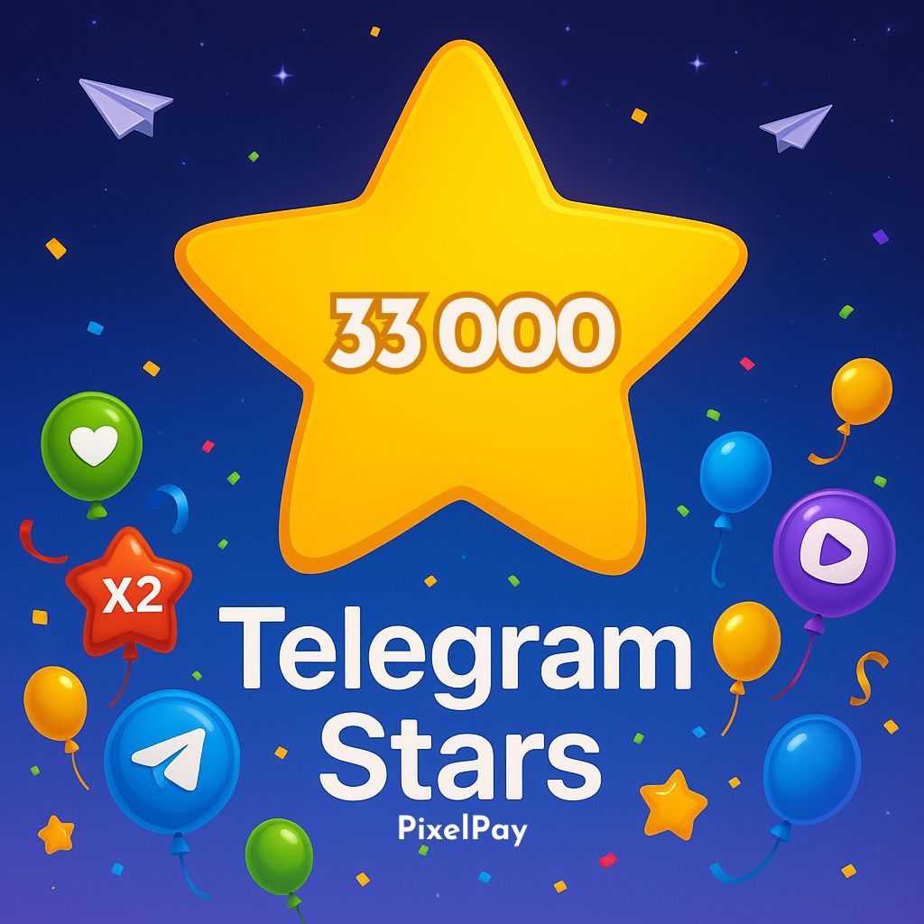 33 000 Звезд для Телеграмм (Telegram Stars) - скачать ключи на ...