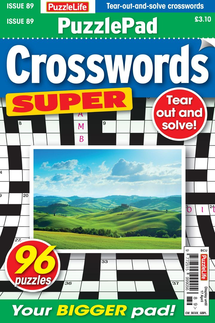 PuzzleLife PuzzlePad Crosswords Super - Выпуск 89 2025 - BDS - скачать на Wildberries Цифровой ...
