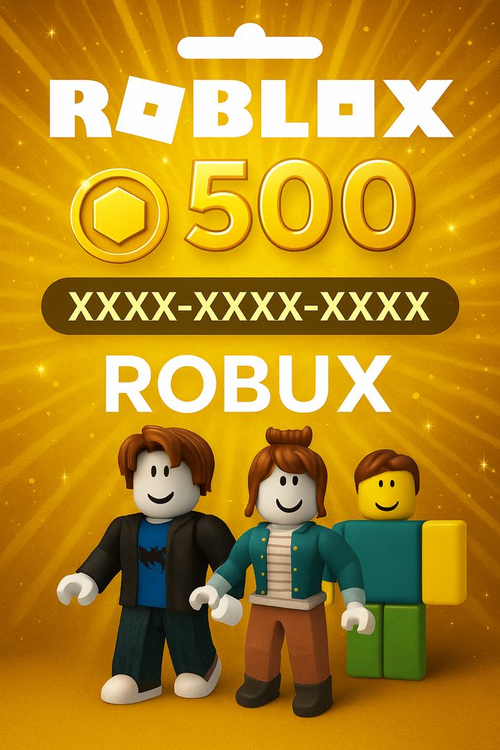 500 Robux для Roblox — Код активации Game Pass - скачать ключи на ...