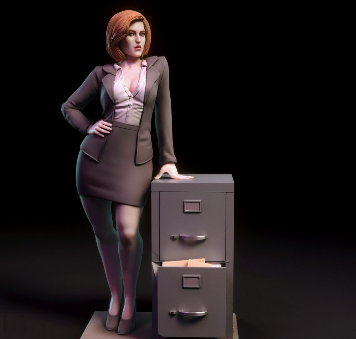 Dana Scully // 3D-модель (STL) - Автор - скачать на Wildberries Цифровой | 451602