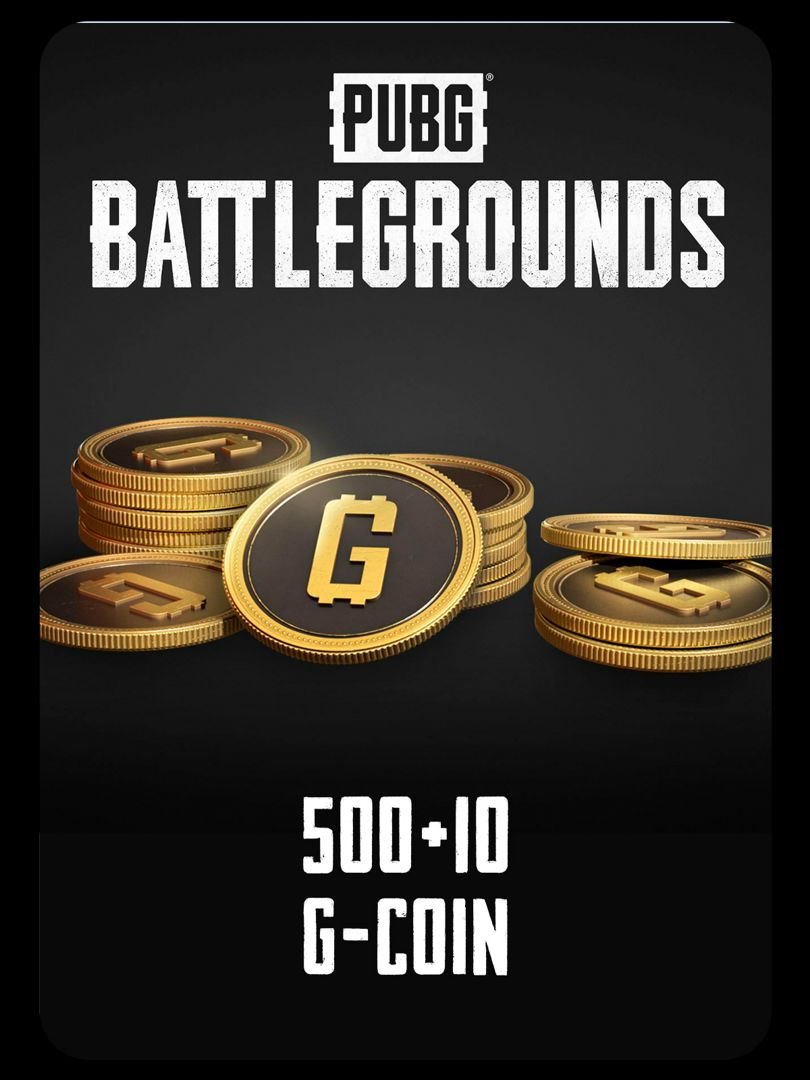 Игровая валюта PUBG: Battlegrounds - 500 + 10 G-Coin [Цифровая версия ...