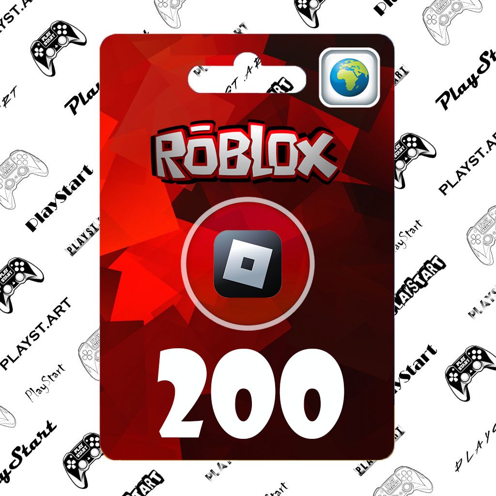 Валюта Roblox - 200 Robux Карта пополнения GLOBAL (весь мир) - скачать ...